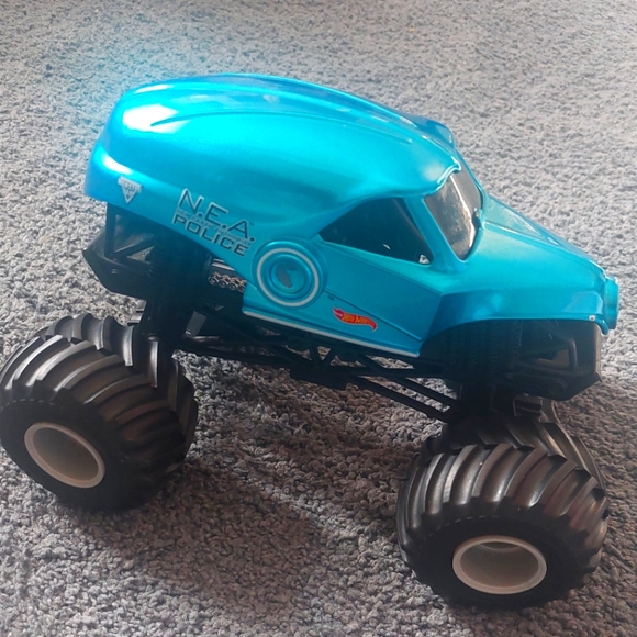 Hot Wheels | Toys | Nea New Earth Authority Police Monster Jam Truck ...